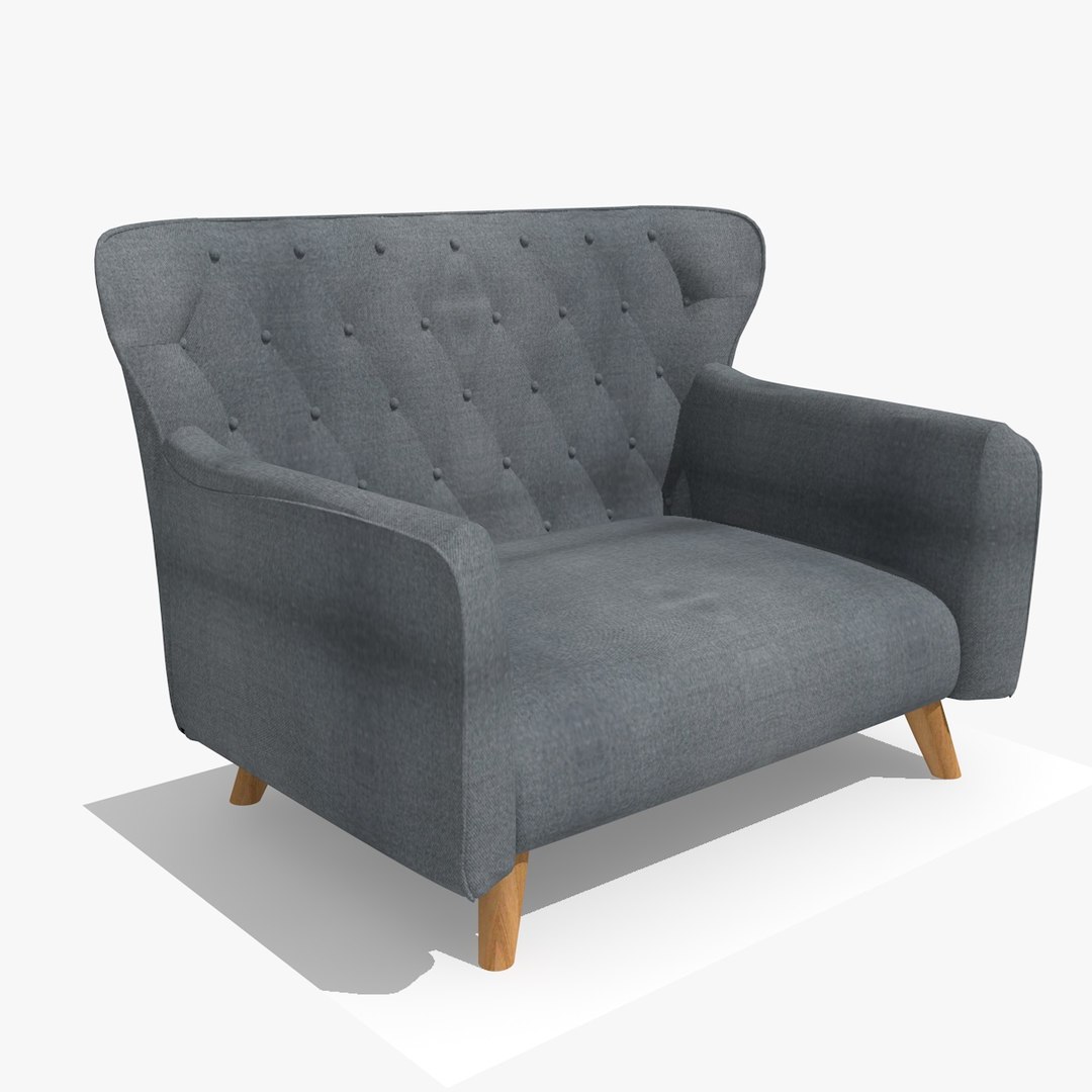 3D Comfy Chair Model - TurboSquid 1170270