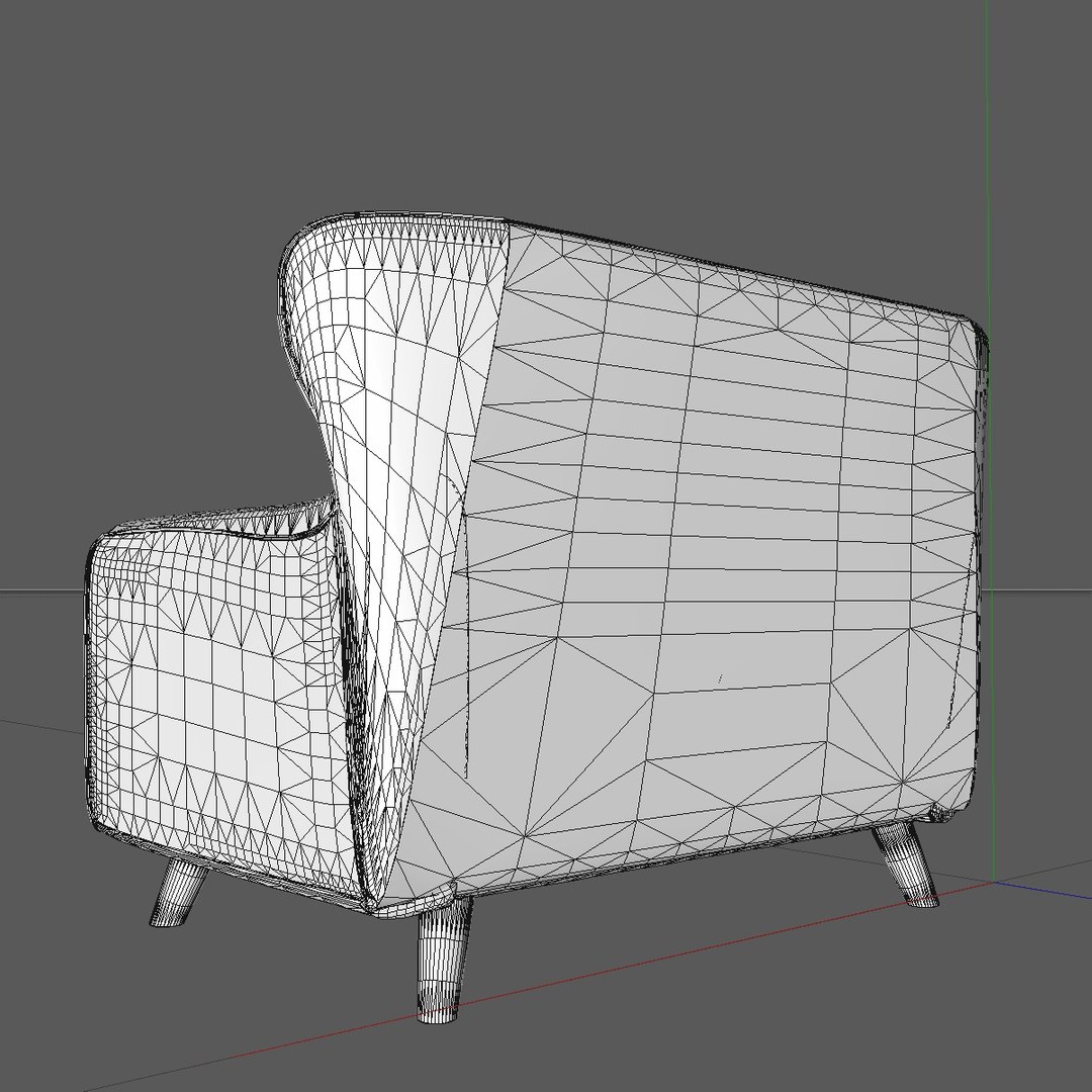3D Comfy Chair Model - TurboSquid 1170270