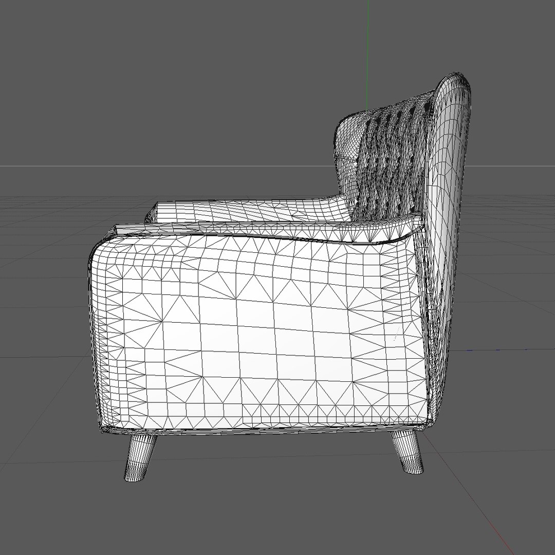 3D Comfy Chair Model - TurboSquid 1170270