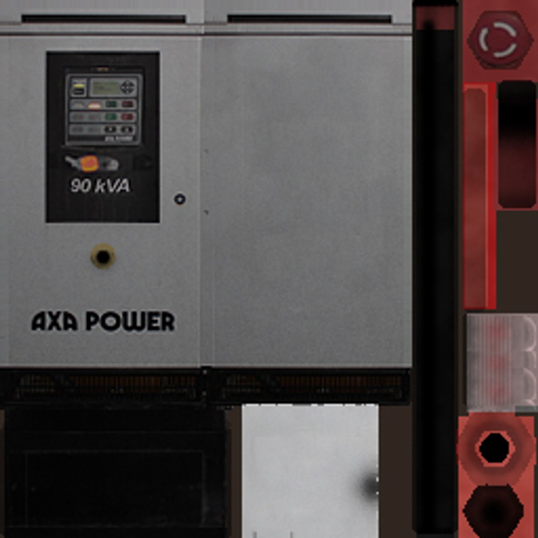 3d 3ds Airport Ground Power Unit