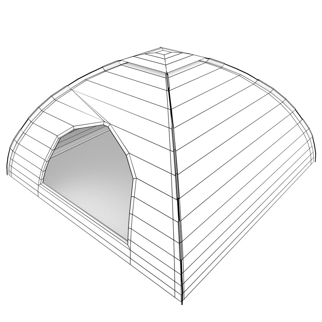 Tent Asset Ready 3d Model