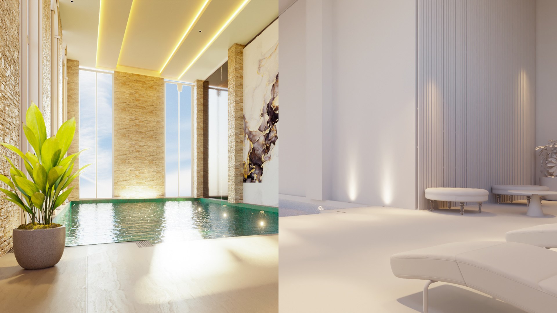 3D INDOOR SWIMMING POOL INTERIOR - TurboSquid 2010902