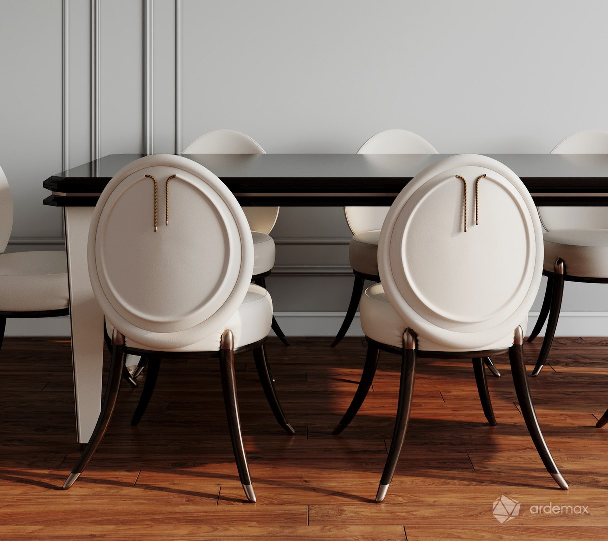 Turri table chair 3D - TurboSquid 1581117
