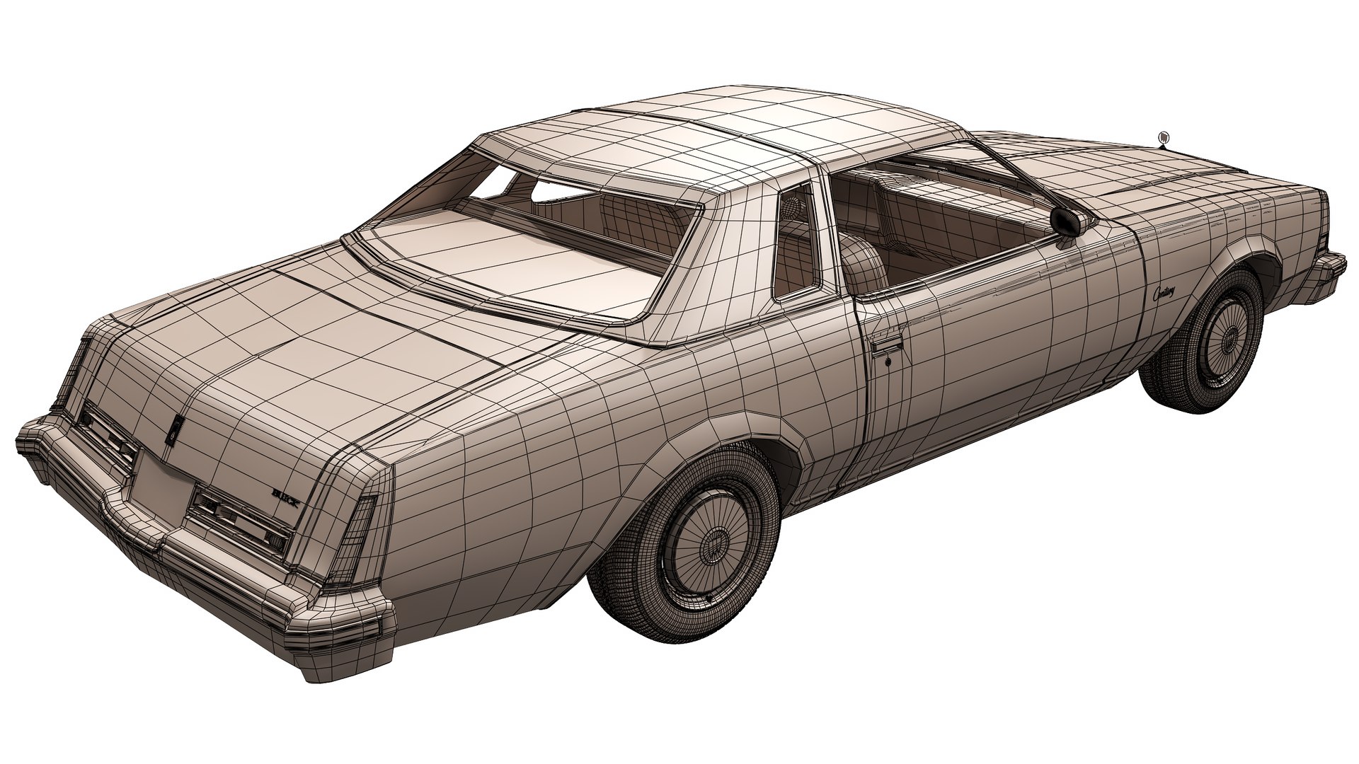 3D Buick Century 1977 - TurboSquid 2041448