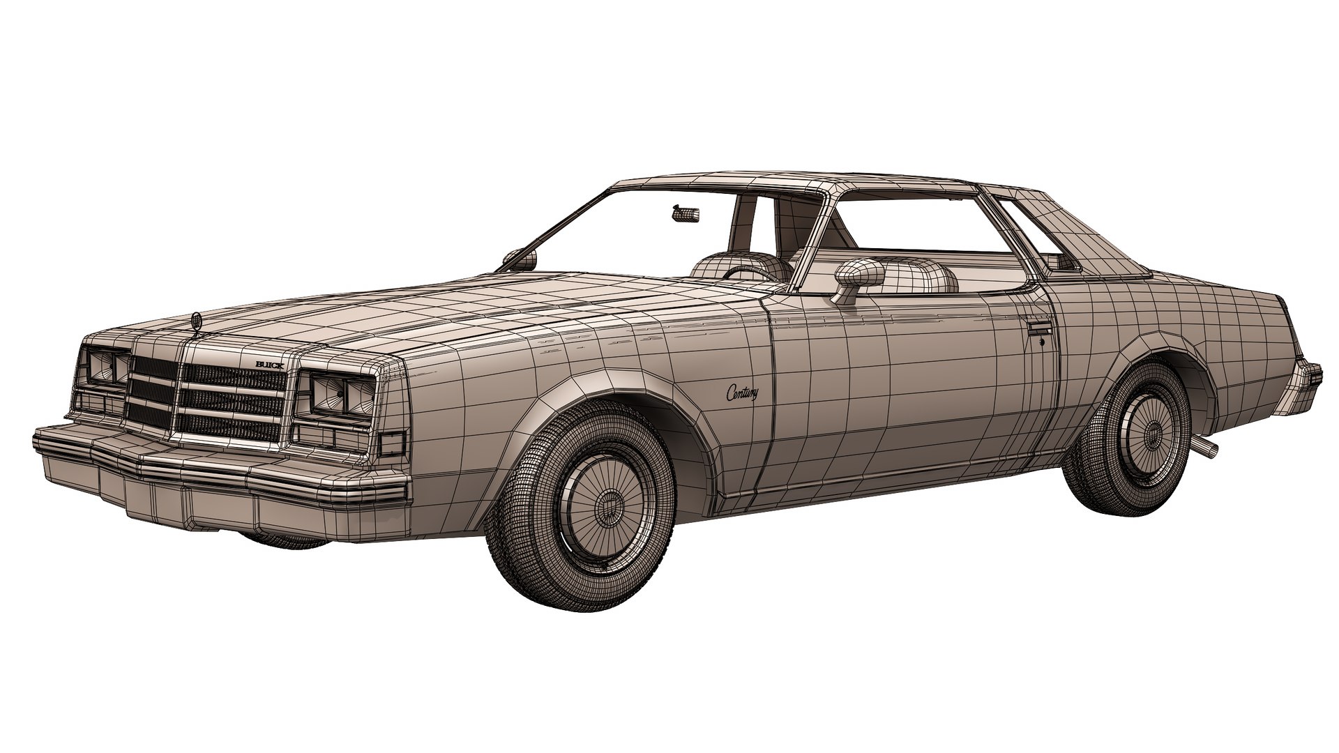 3D Buick Century 1977 - TurboSquid 2041448