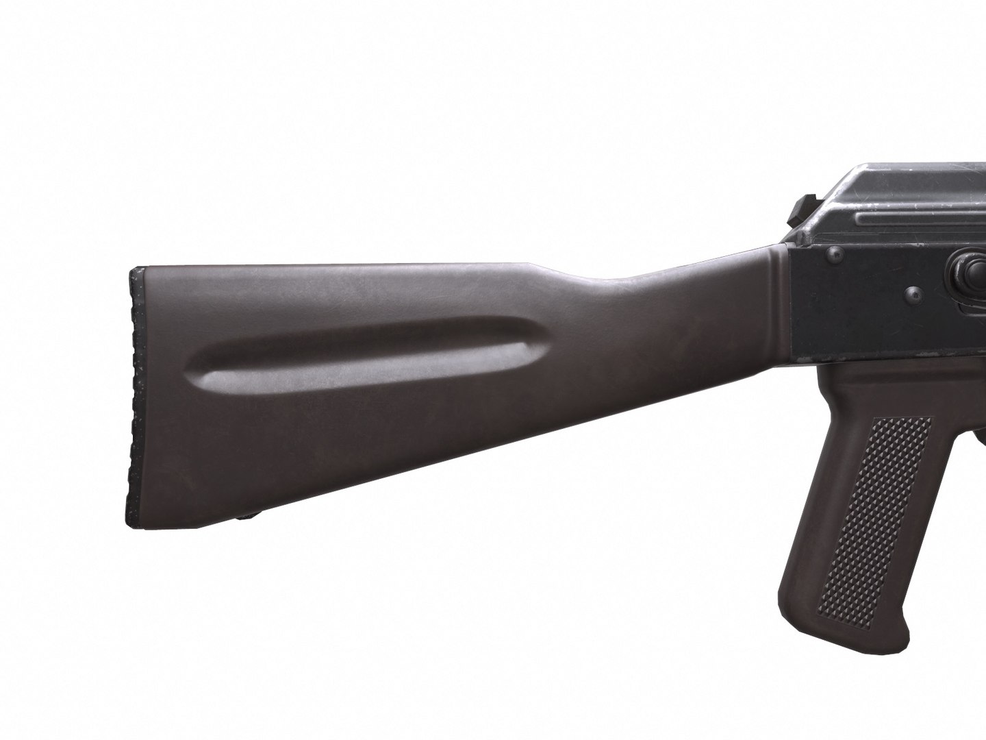 ak-74 100 assault rifle 3d model