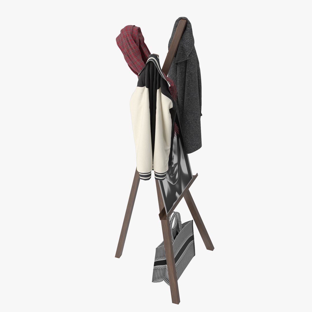 3D Model Morandi Appendiabito Coat Rack - TurboSquid 2335760