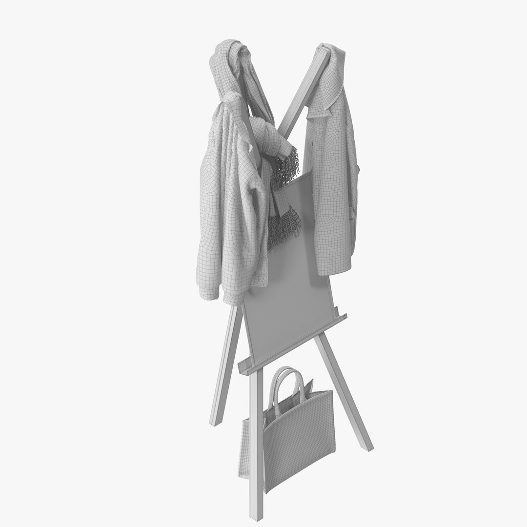 3D Model Morandi Appendiabito Coat Rack - TurboSquid 2335760