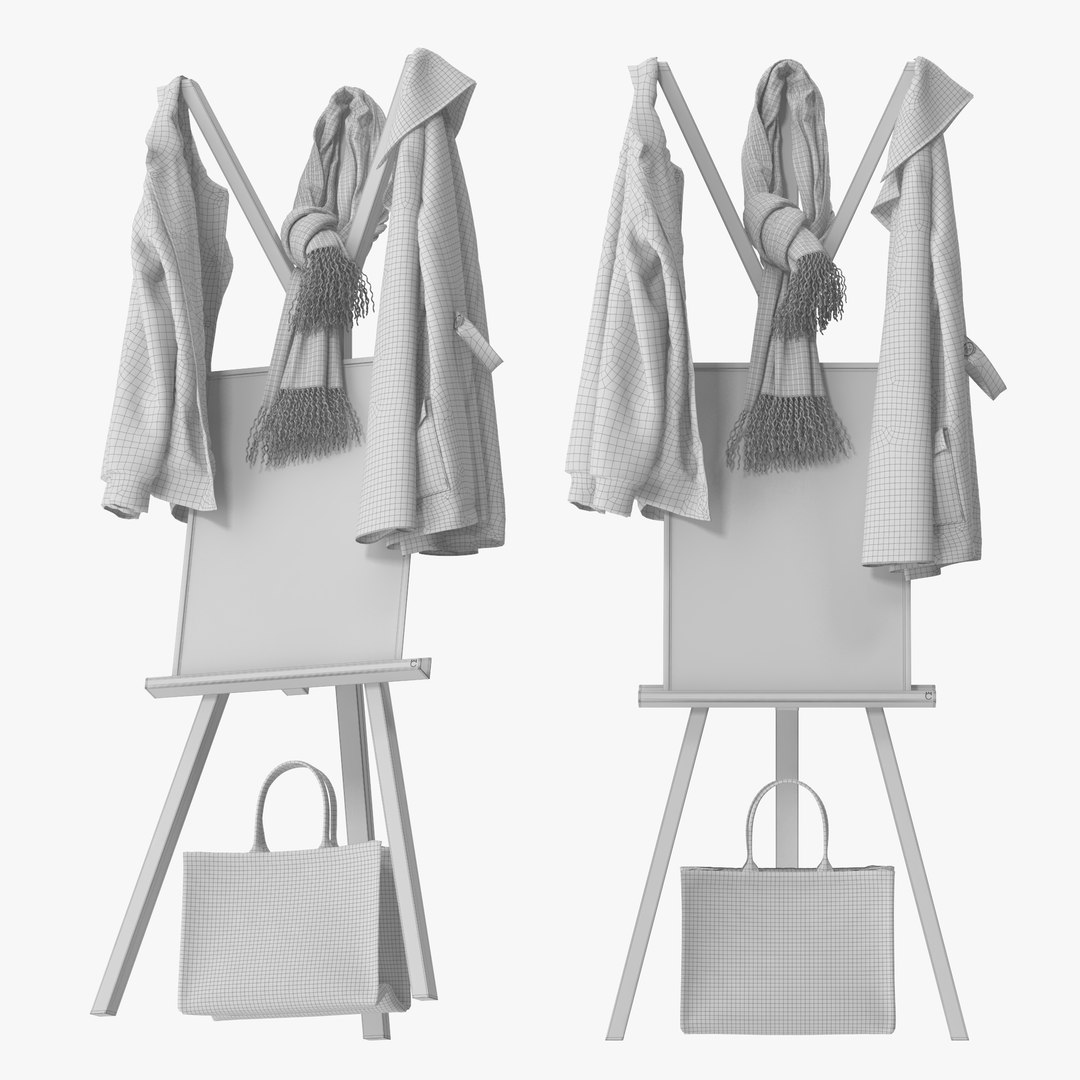 3D Model Morandi Appendiabito Coat Rack - TurboSquid 2335760