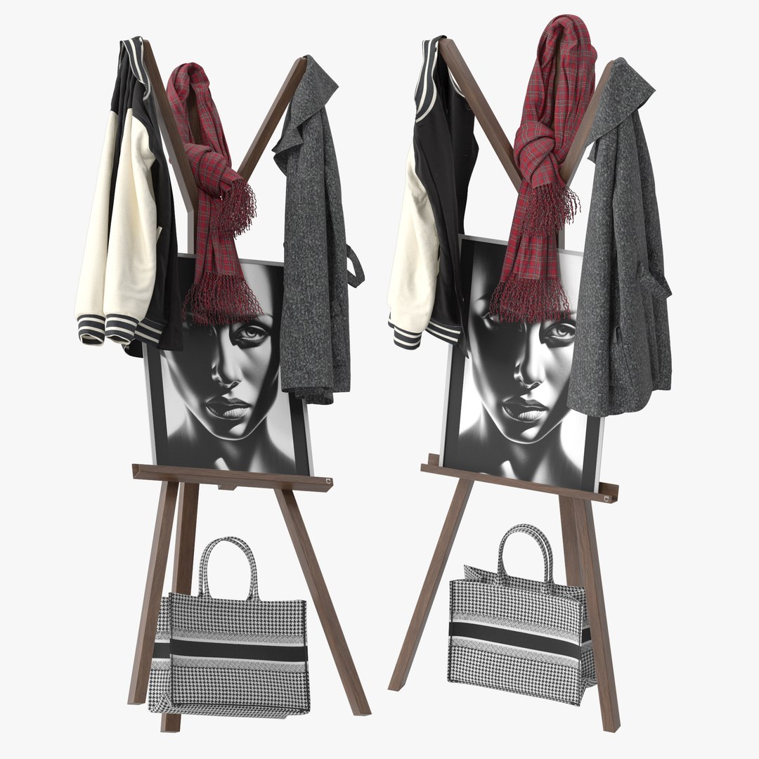 3D Model Morandi Appendiabito Coat Rack - TurboSquid 2335760