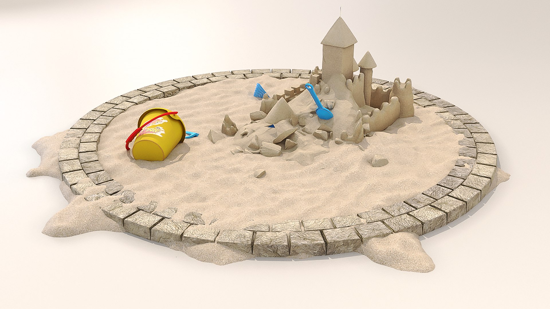 Sandcastle Toys Sand 3D - TurboSquid 1381816