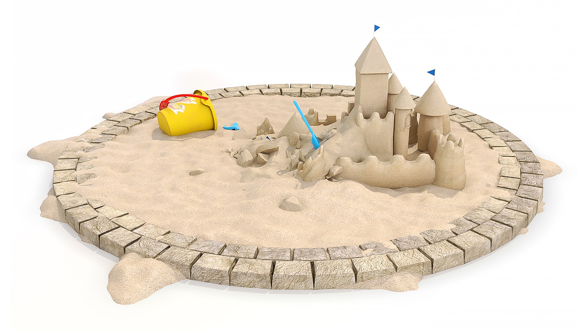 Sandcastle Toys Sand 3D - TurboSquid 1381816