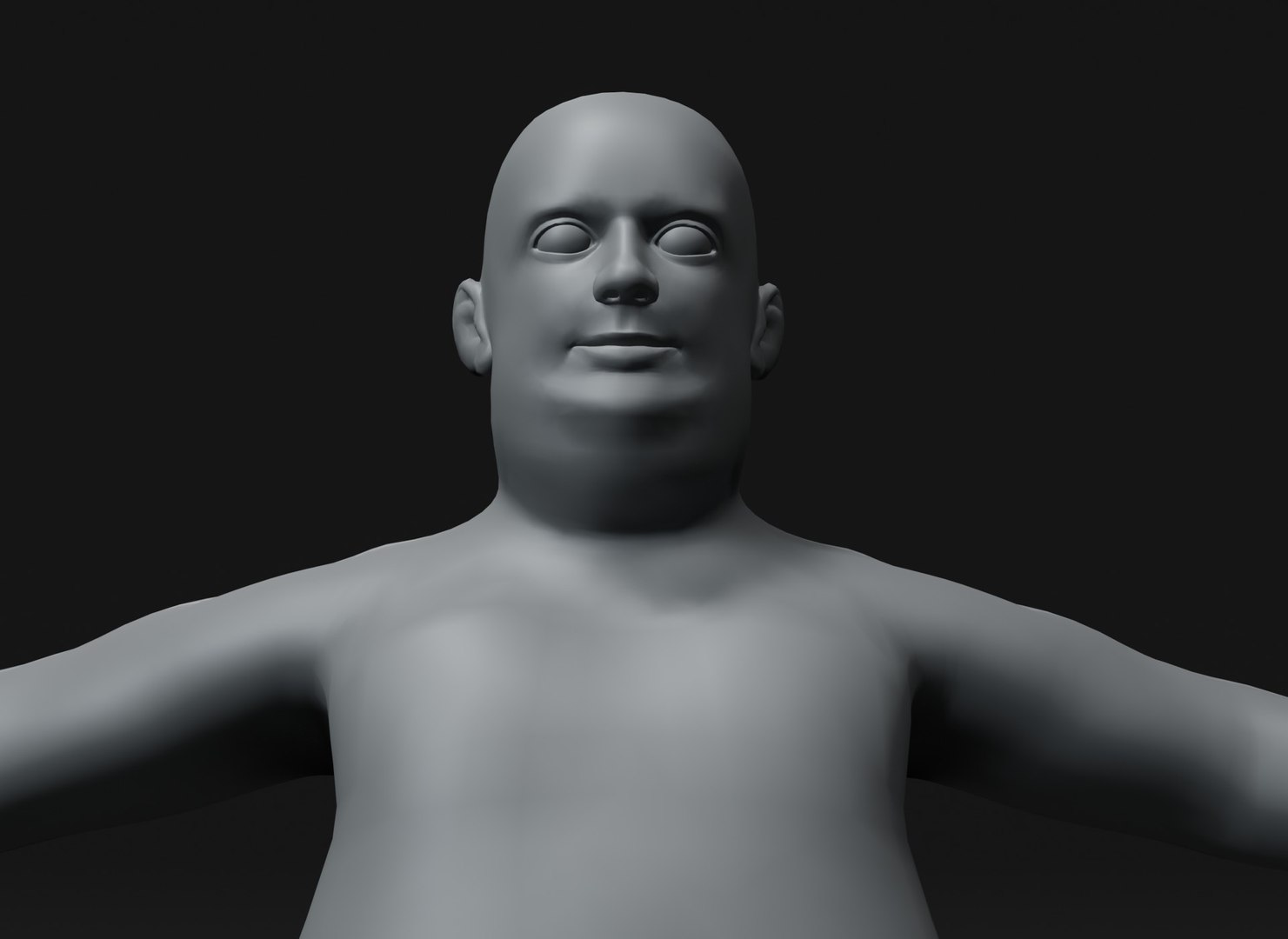 3D Fat Boy Kid Body Base Mesh 20k Polygons Model - TurboSquid 1753003