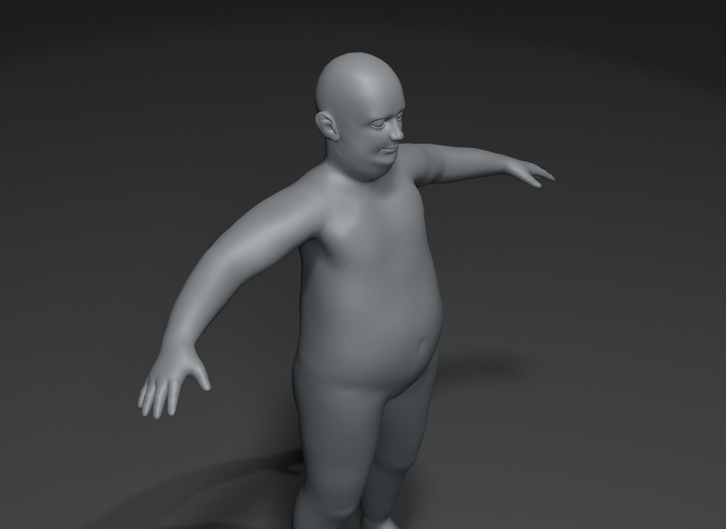 3D Fat Boy Kid Body Base Mesh 20k Polygons Model - TurboSquid 1753003