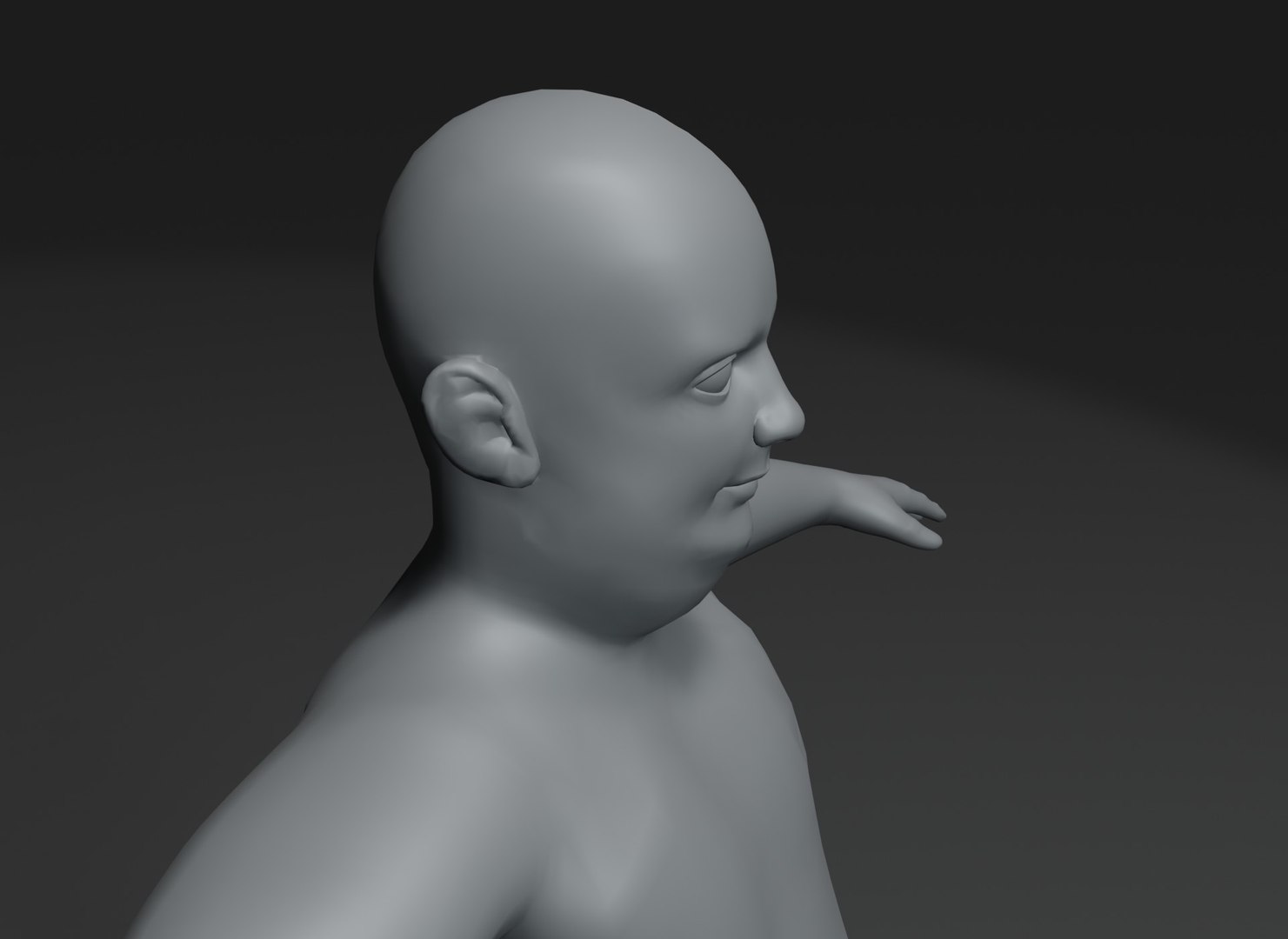 3D Fat Boy Kid Body Base Mesh 20k Polygons Model - TurboSquid 1753003