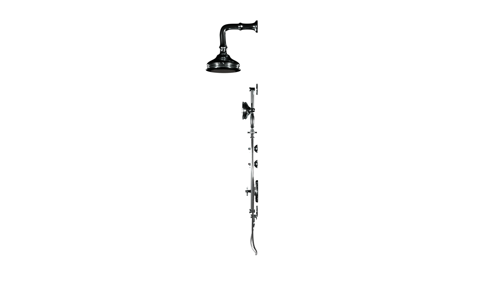 3D Mid Century Mod Shower Set - TurboSquid 2134986