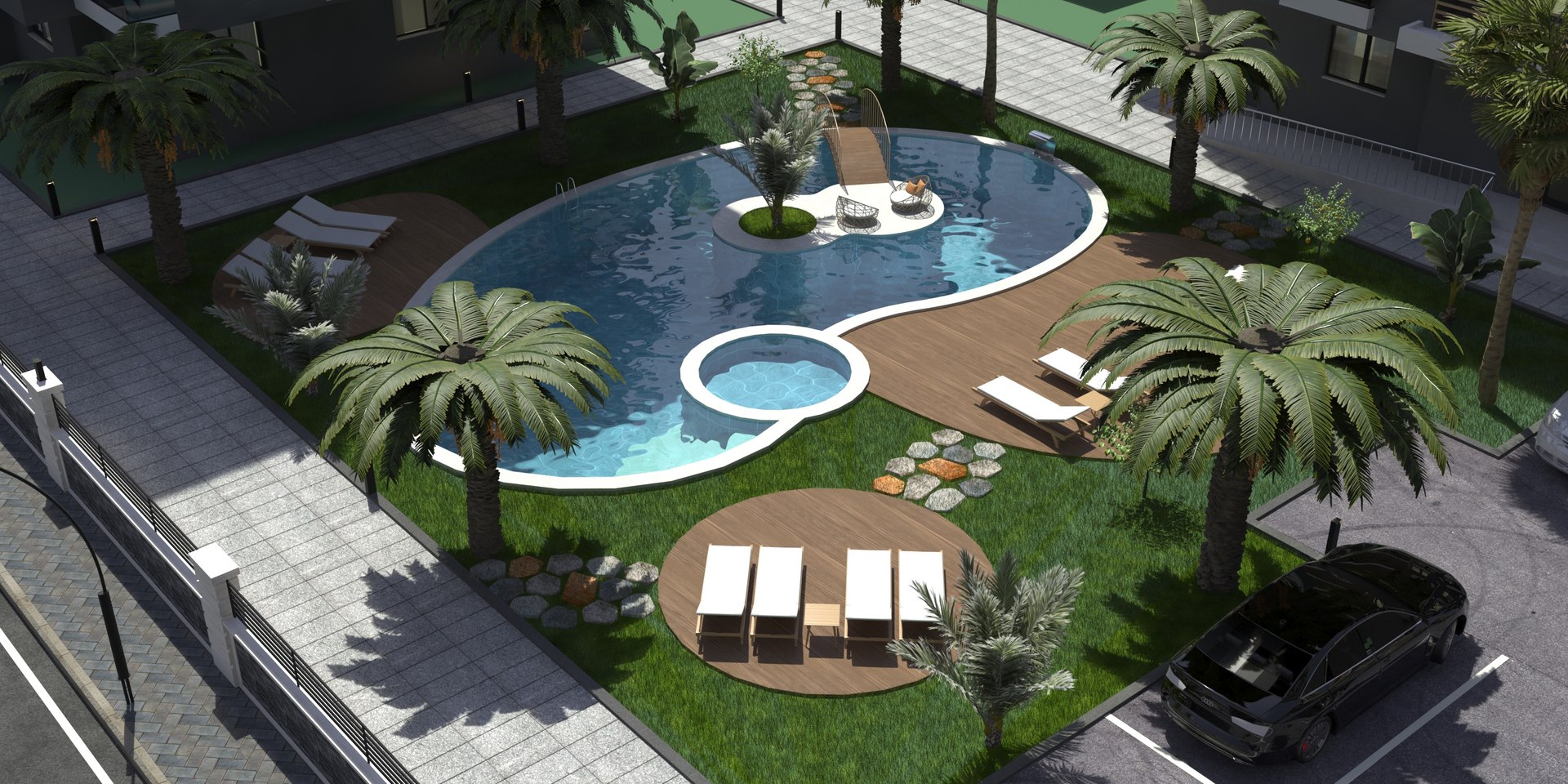 Swimming Pool Model - TurboSquid 1712377