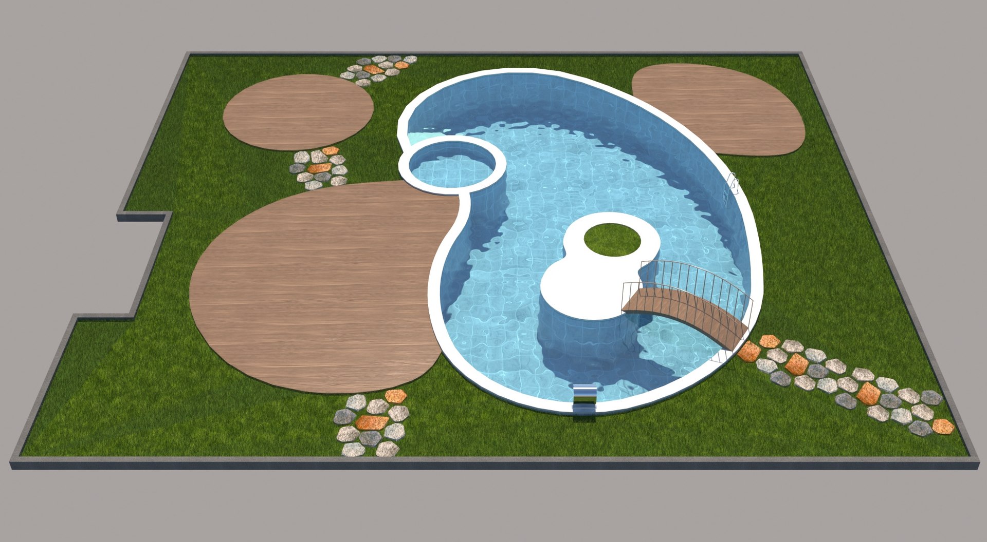 Swimming Pool Model - TurboSquid 1712377