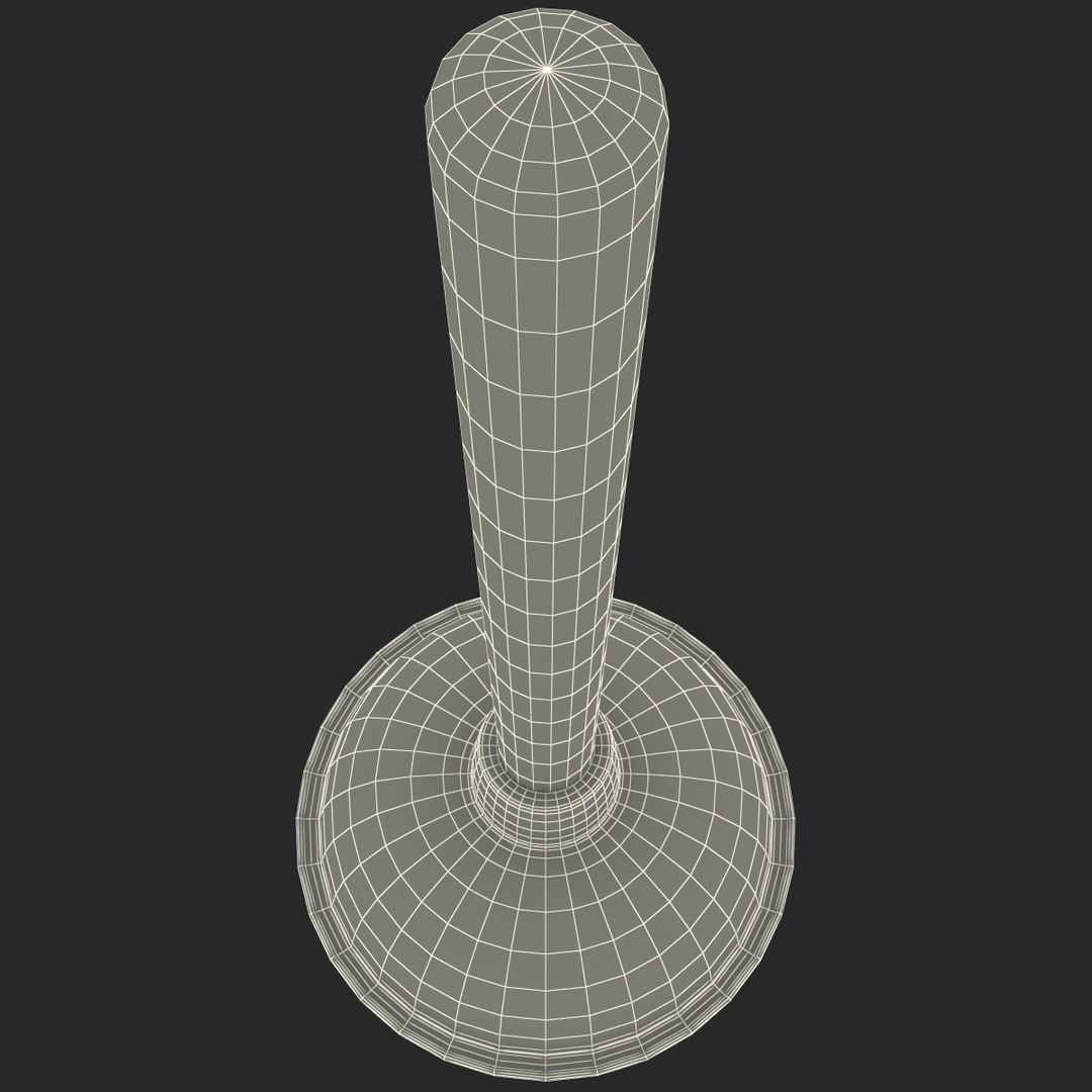 plunger modelled hand 3d model