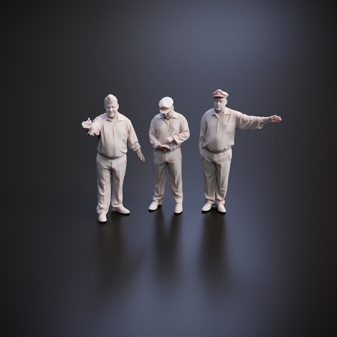 3D Model Security Guard Scan Man Poses - TurboSquid 2080576