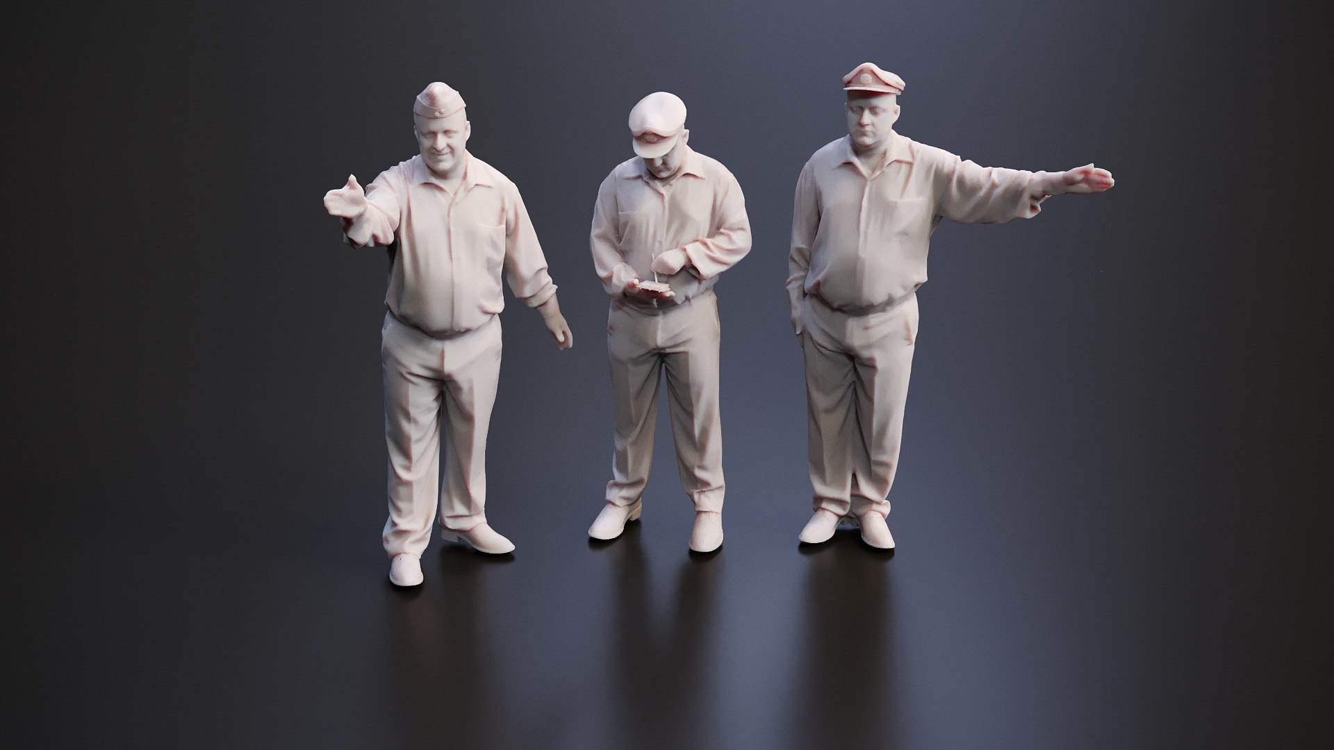 3D Model Security Guard Scan Man Poses - TurboSquid 2080576