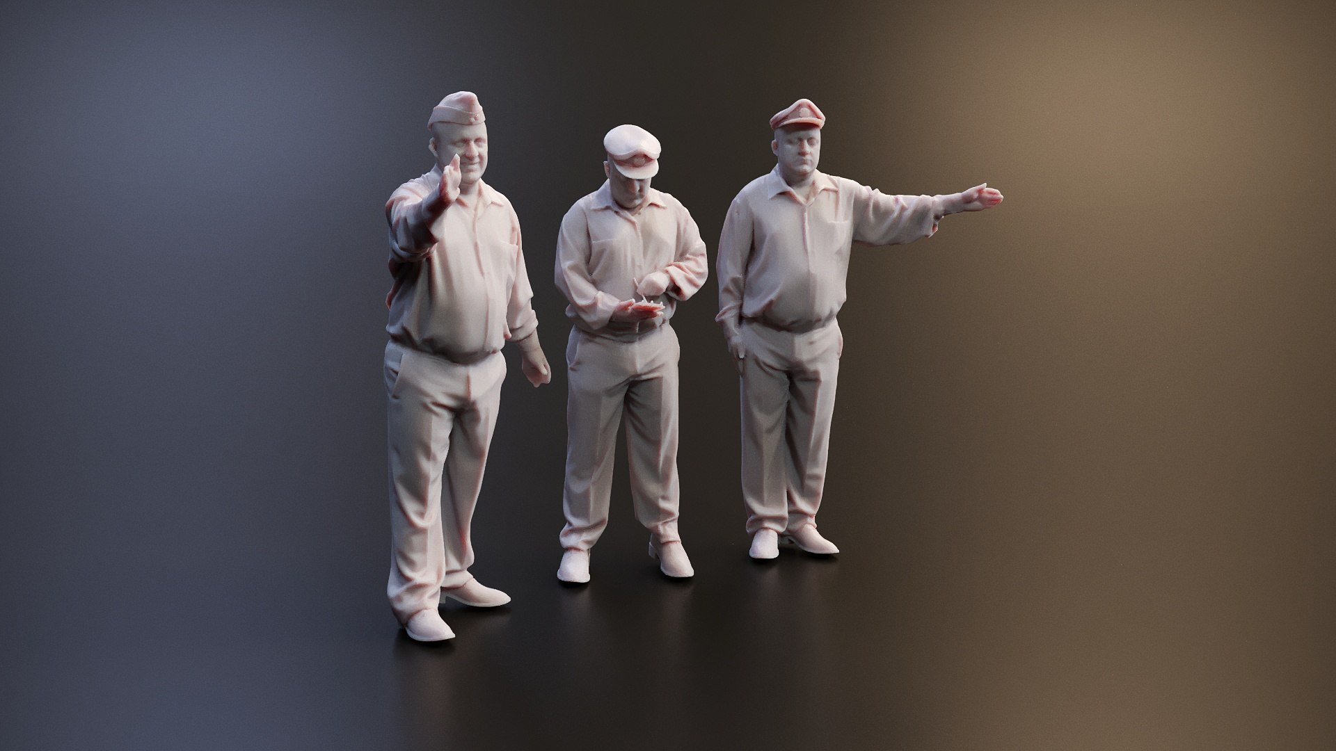 3D Model Security Guard Scan Man Poses - TurboSquid 2080576