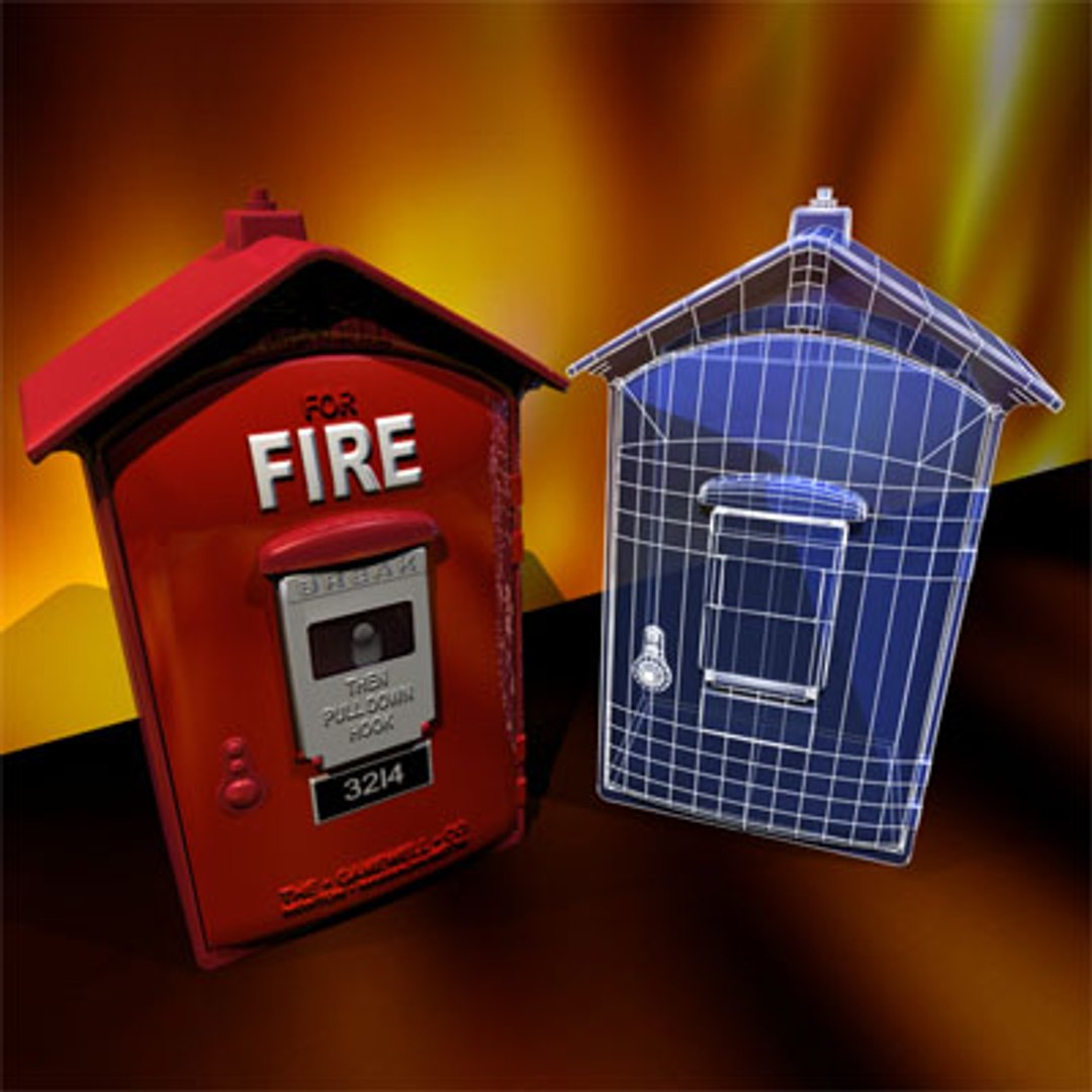 3d Model Box Vintage 01 Flame