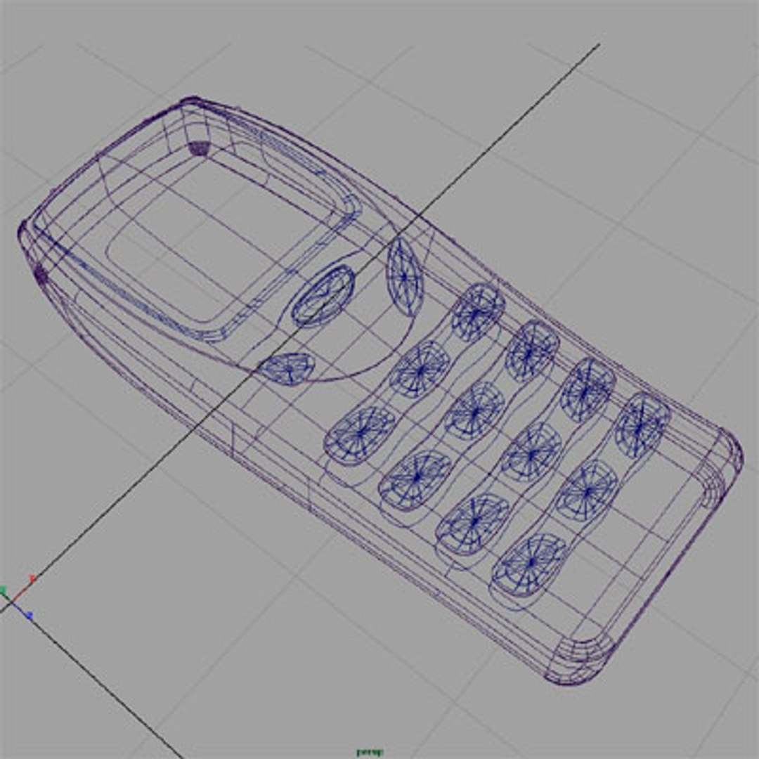3d model telephone
