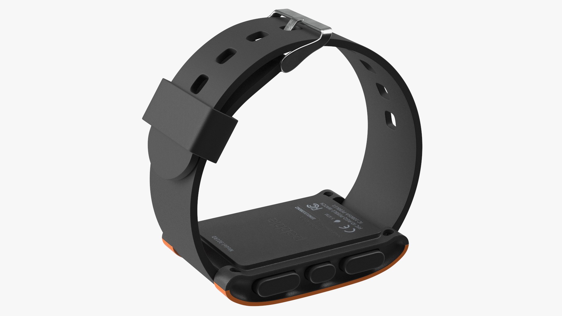 Disconnected Pebble Smart Watch With Strap 3D Model - TurboSquid 1990737