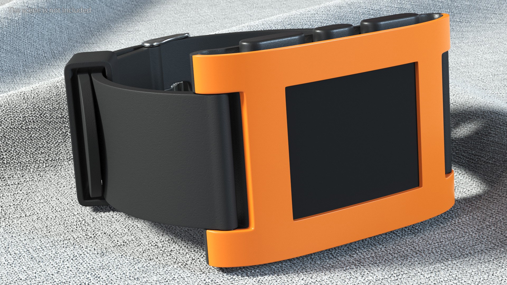 Disconnected Pebble Smart Watch With Strap 3D Model - TurboSquid 1990737