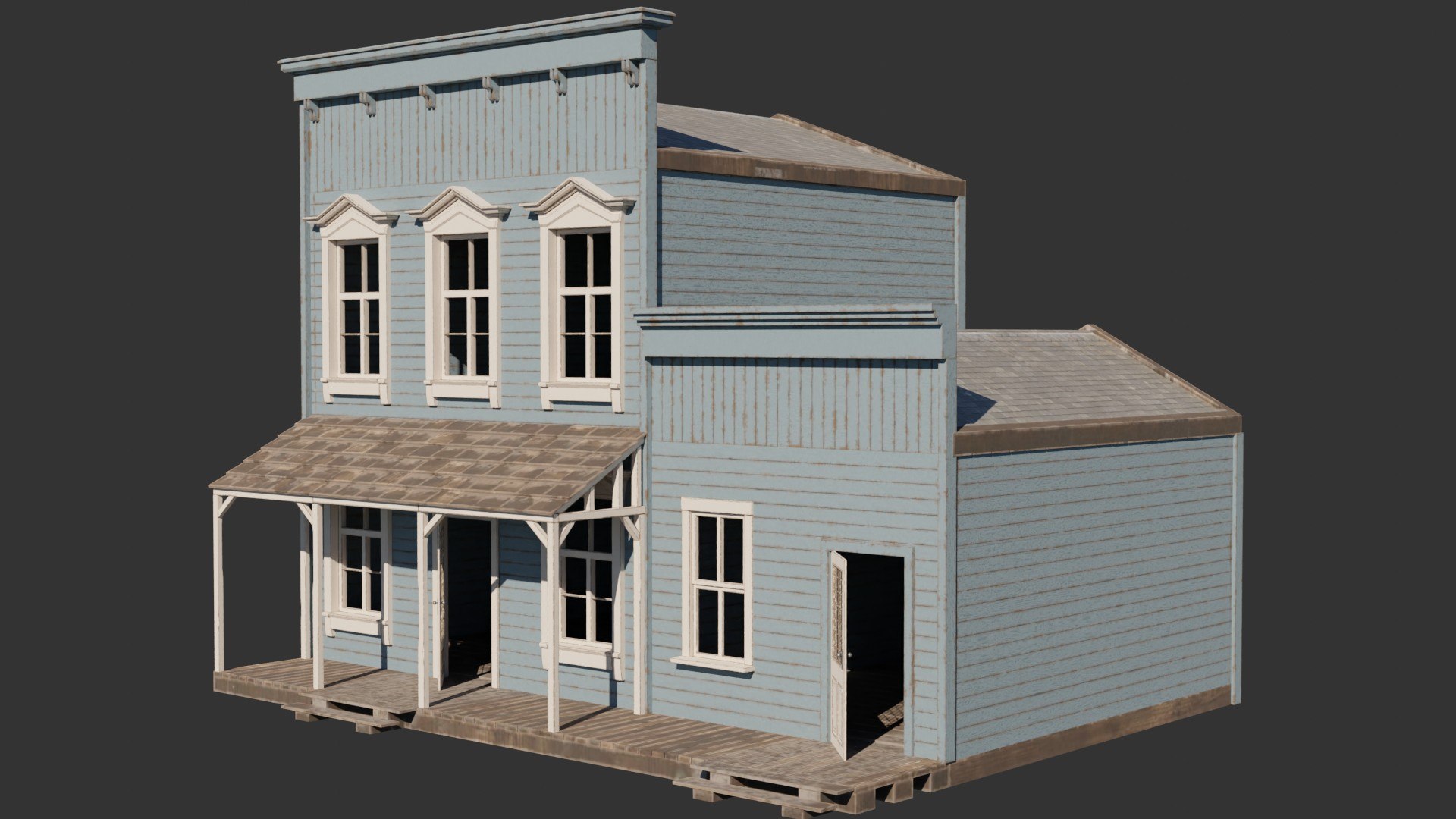 Western House Wst09 3D Model - TurboSquid 2065924