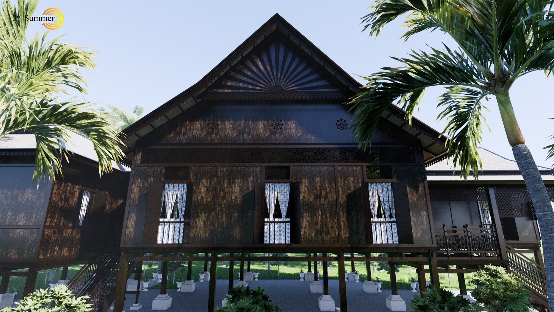 3D Perak Traditional House Of Malaysia Model - TurboSquid 2379793