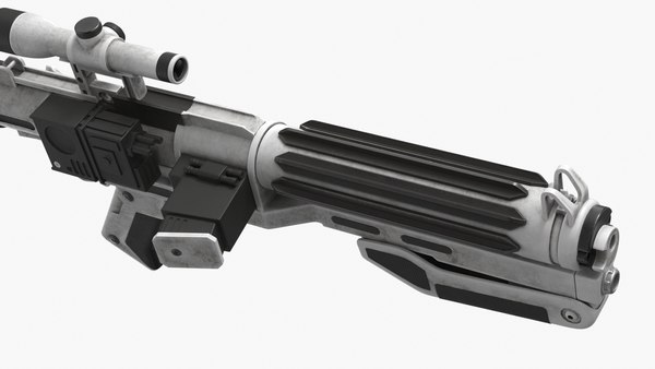 modelo 3d Soldado de asalto de Star Wars F-11D Blaster sucio ...