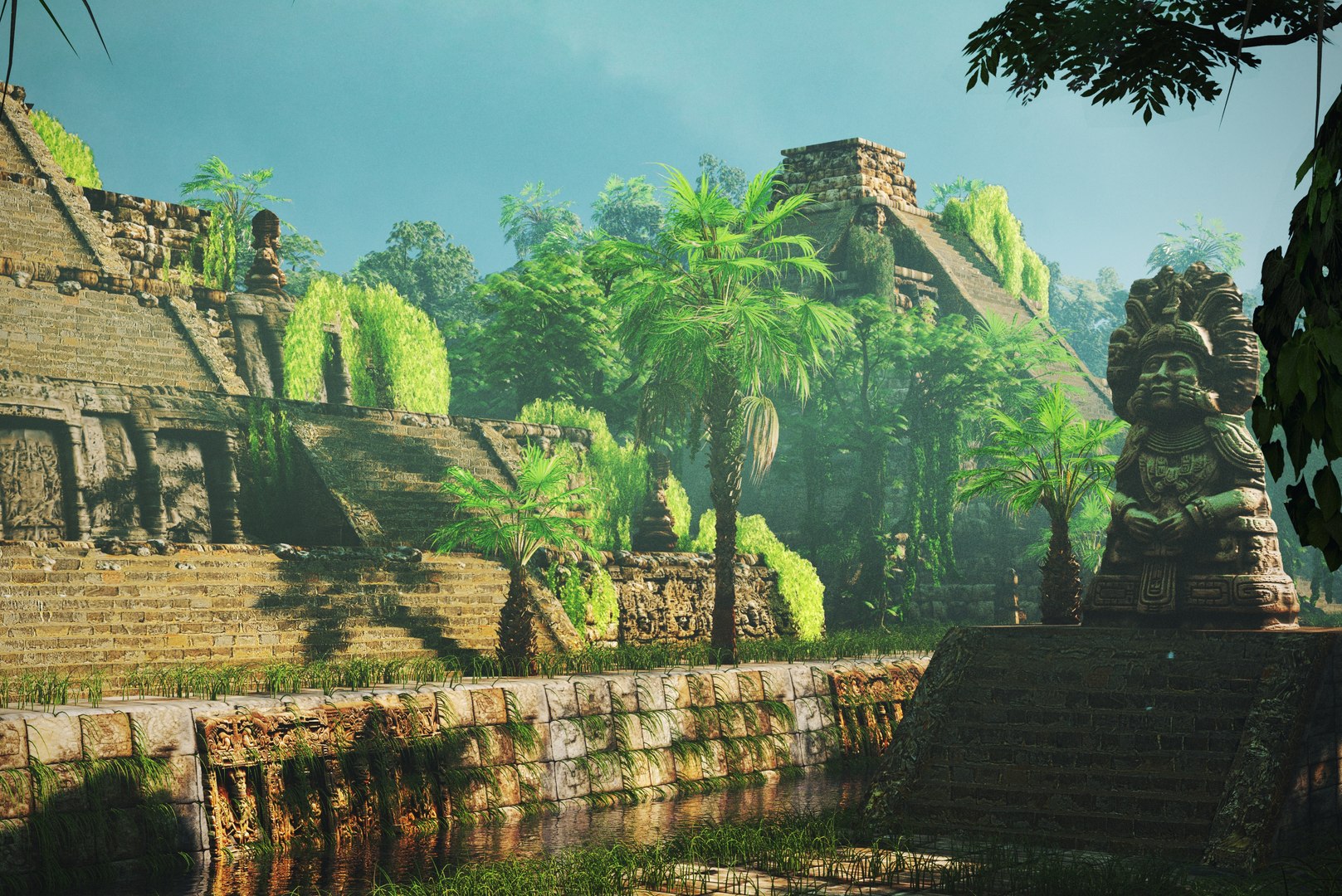 3D The Lost City of the Mayans model - TurboSquid 2091179