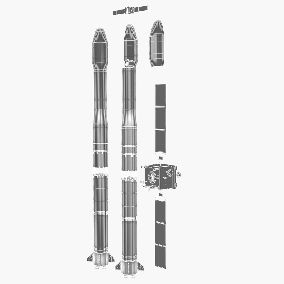 Chang'e-1 CZ-3A Modelo 3D - TurboSquid 1681772