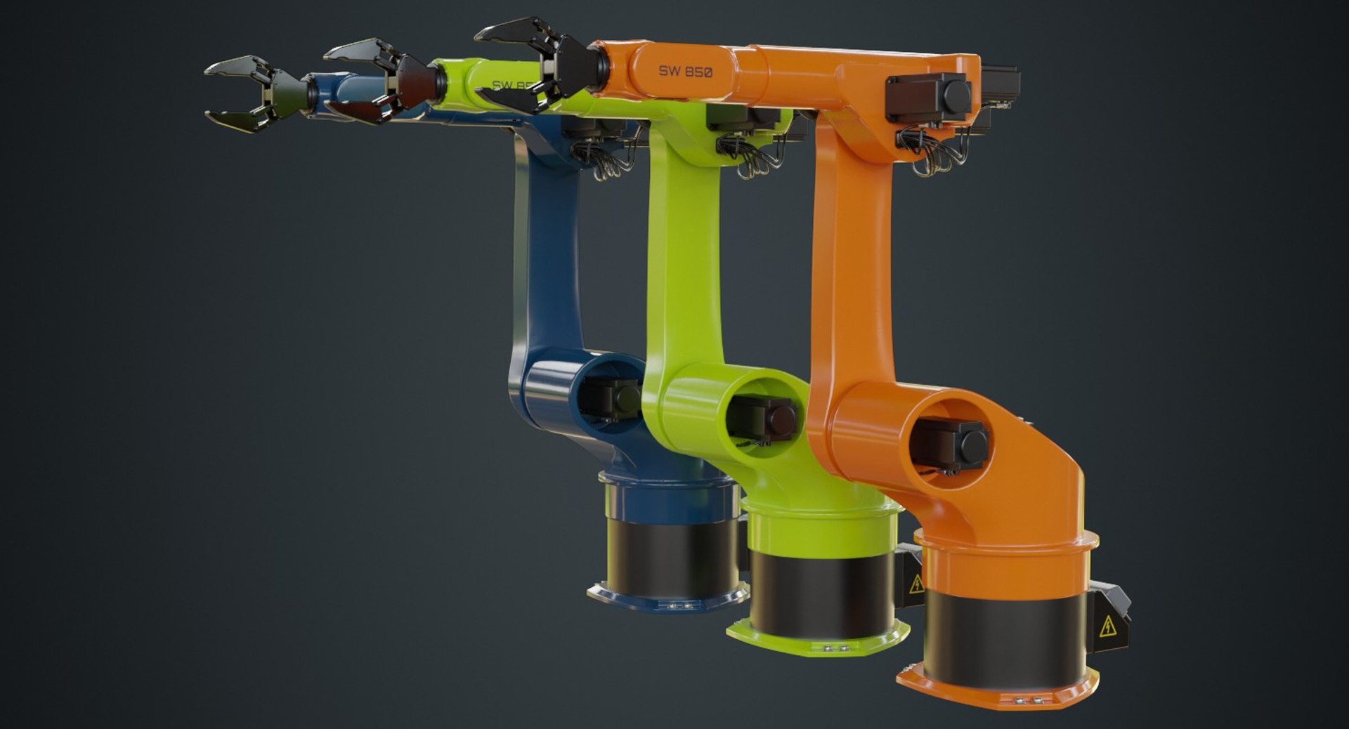 3D Industrial Robot 3a - TurboSquid 1389229