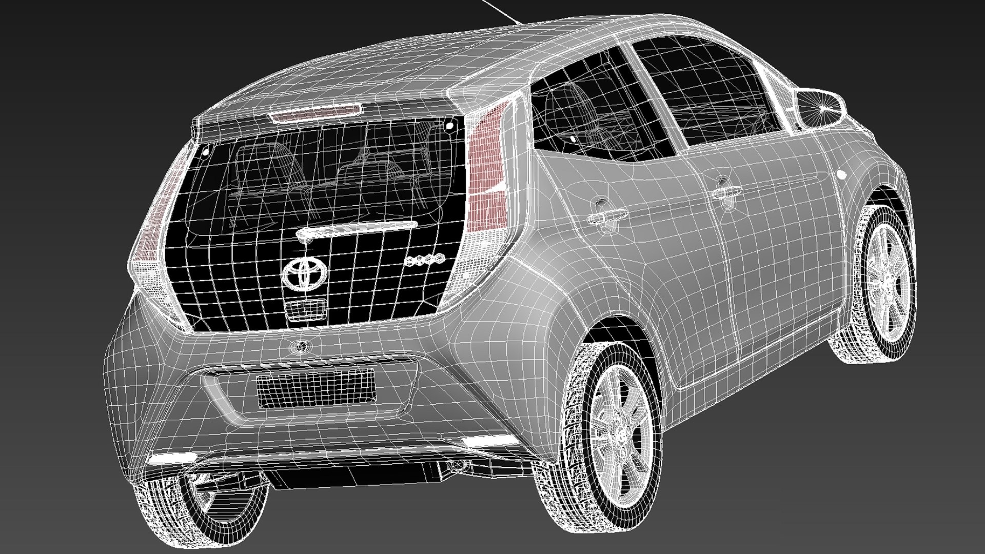 3d model 2015 toyota aygo