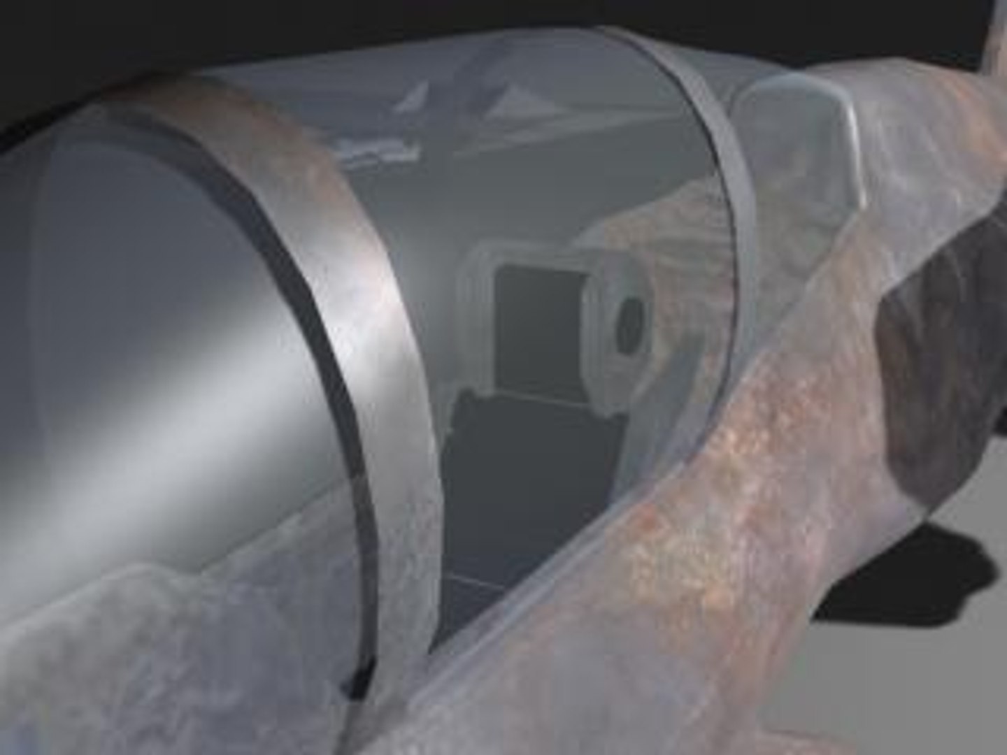 3d Futuristic Jet Splines Plane Model