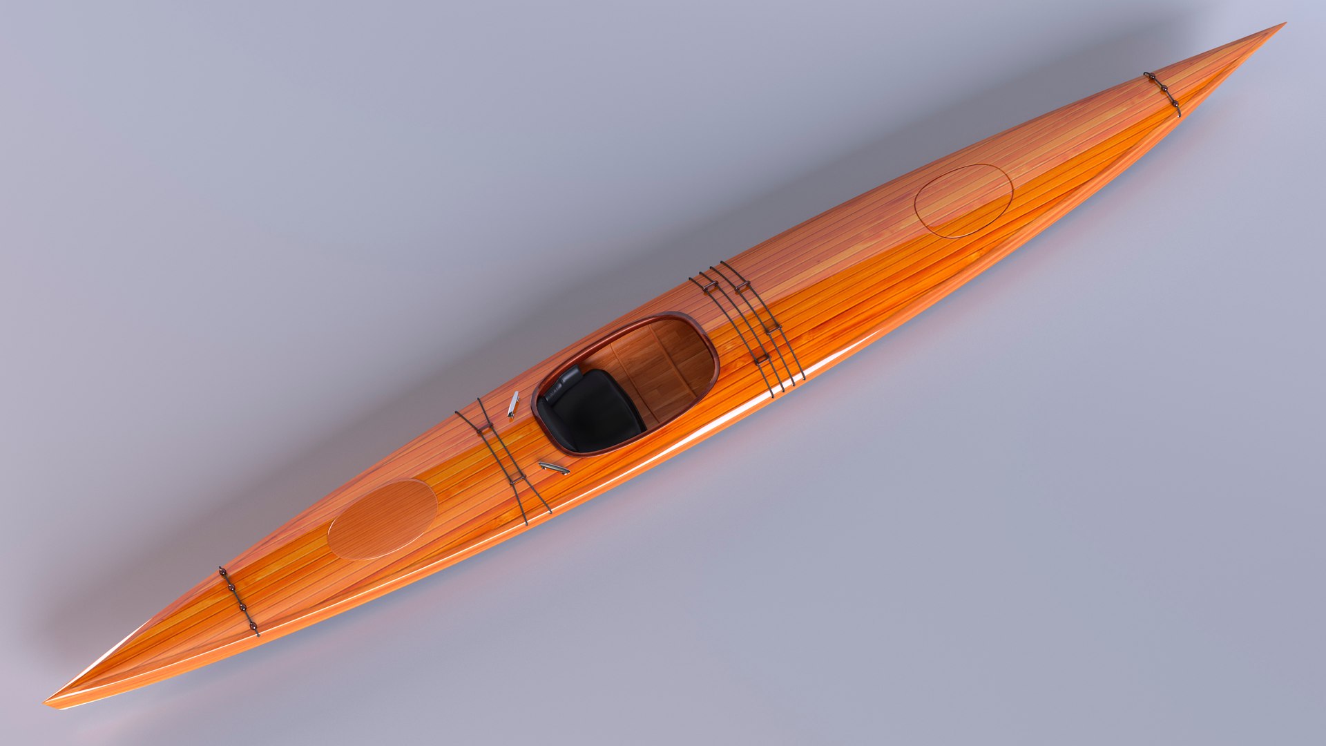 Wooden Kayak 3D model - TurboSquid 2155761