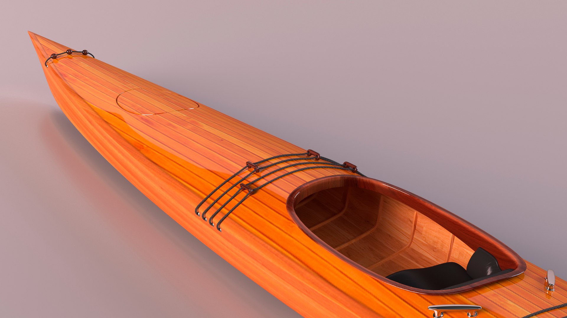 Wooden Kayak 3D model - TurboSquid 2155761