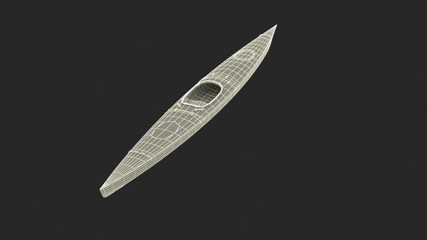 modelo 3d Kayak de madera - TurboSquid 2155761