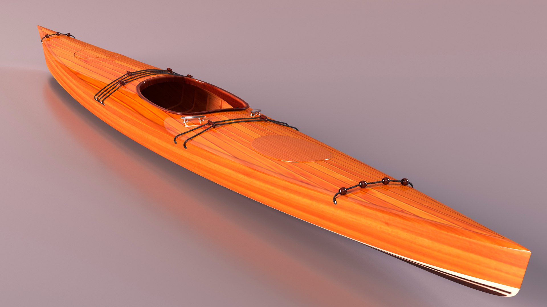 Wooden Kayak 3D model - TurboSquid 2155761