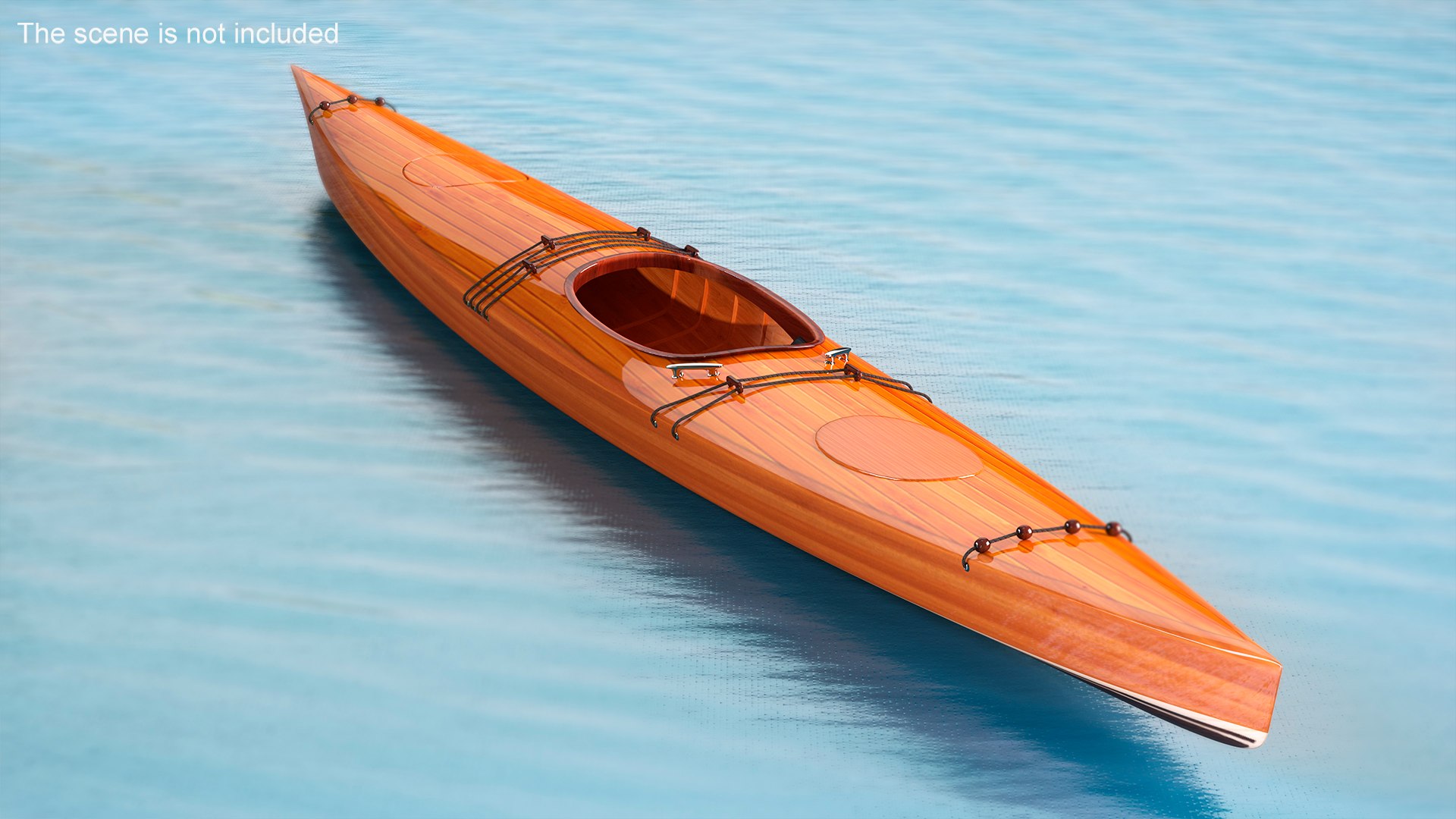 Wooden Kayak 3D model - TurboSquid 2155761