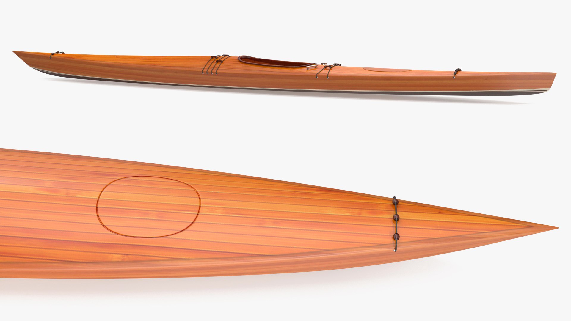 Wooden Kayak 3D model - TurboSquid 2155761