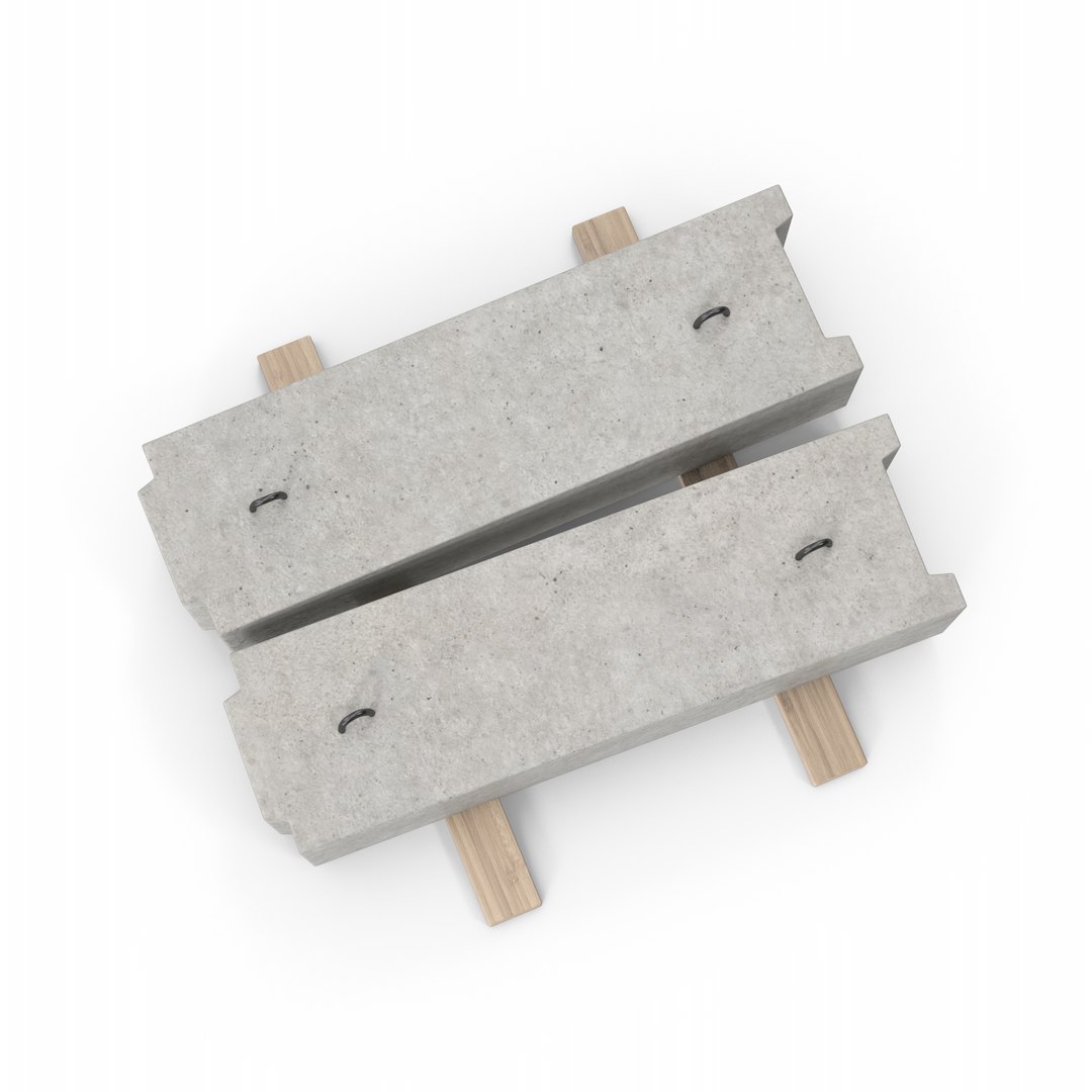 Concrete Blocks 3D Model - TurboSquid 2028011