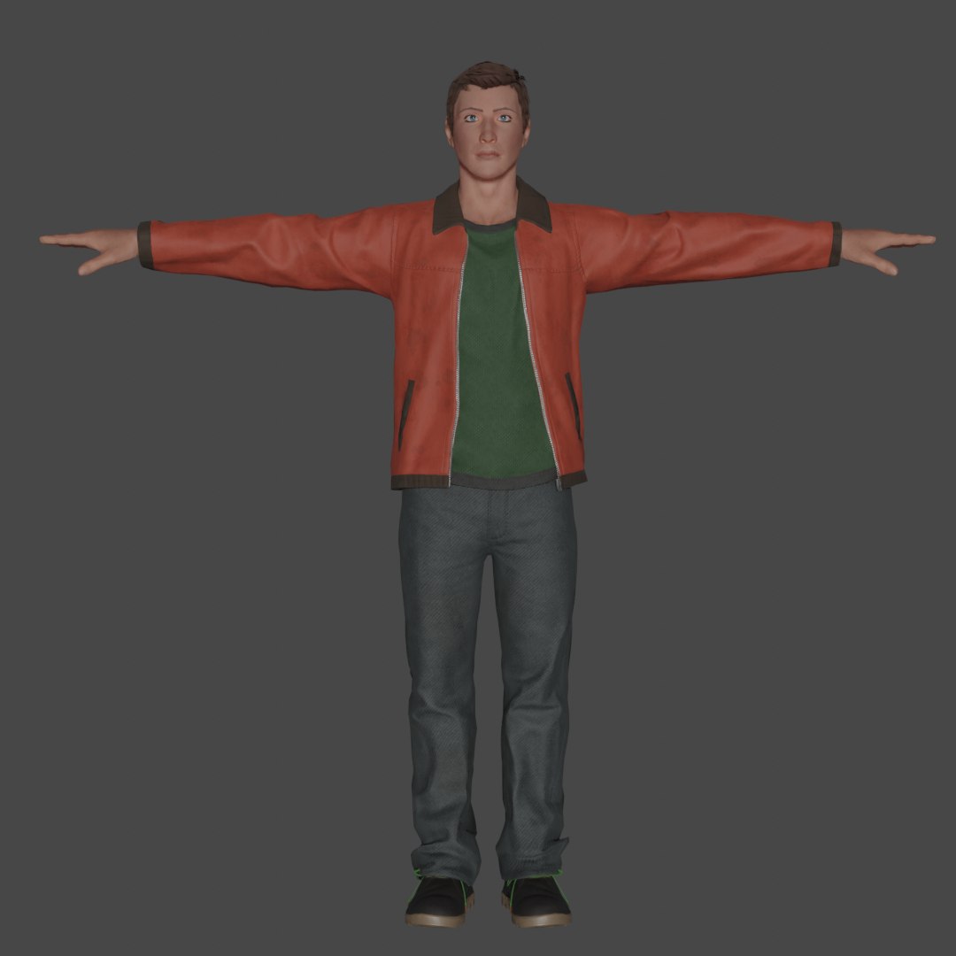 Man Alex Low-poly Ready Model - TurboSquid 1561257