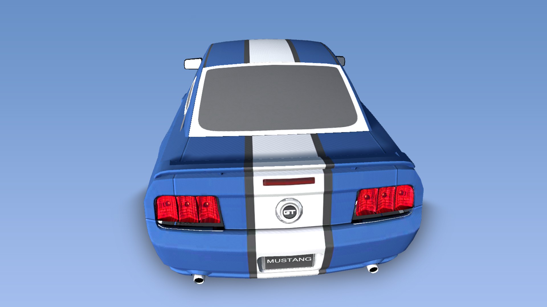 3D GT Ford 2005 Low Poly Model With Textures Model - TurboSquid 2313308
