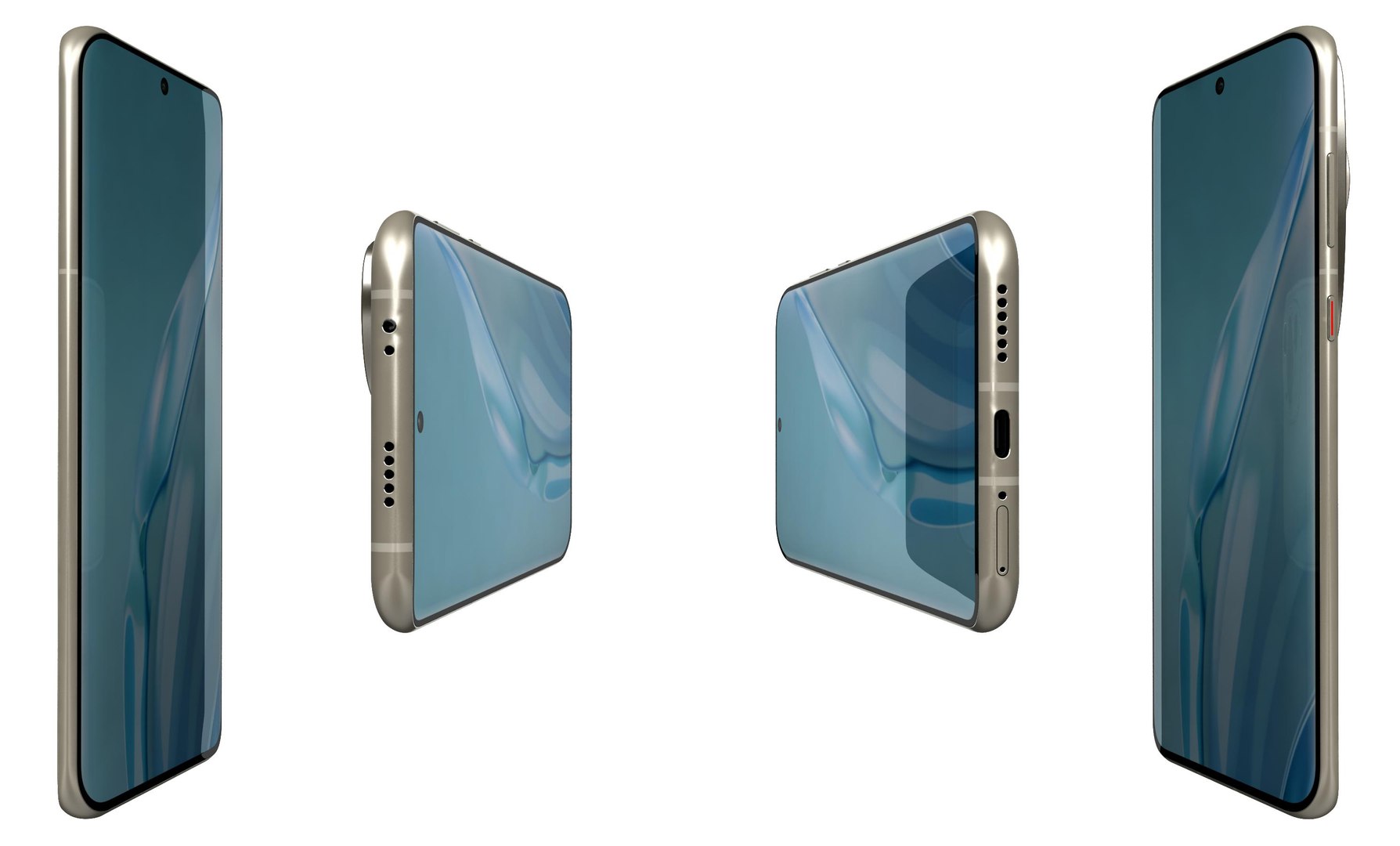 Huawei P60 Art Brown 3D Model - TurboSquid 2051544