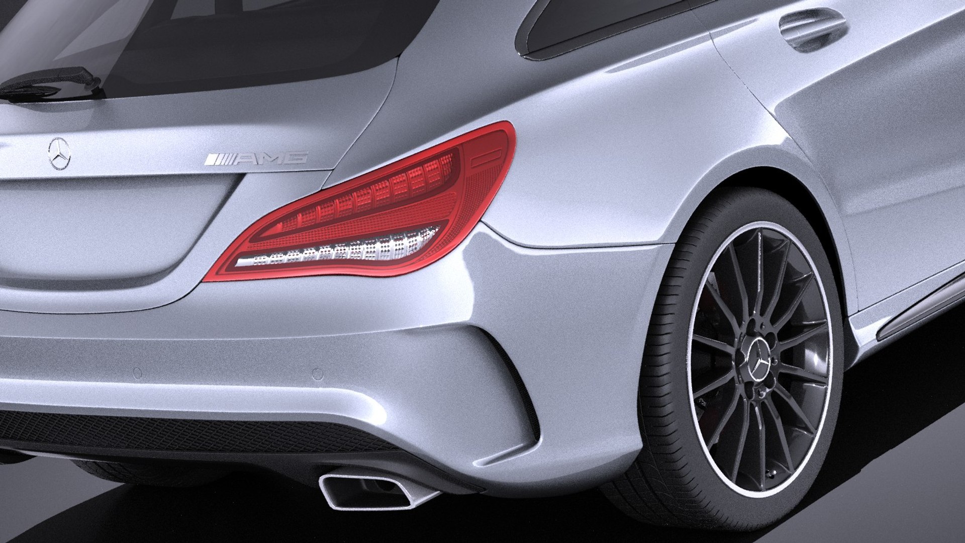 3D Mercedes-benz Amg 2017 Model - TurboSquid 1164614