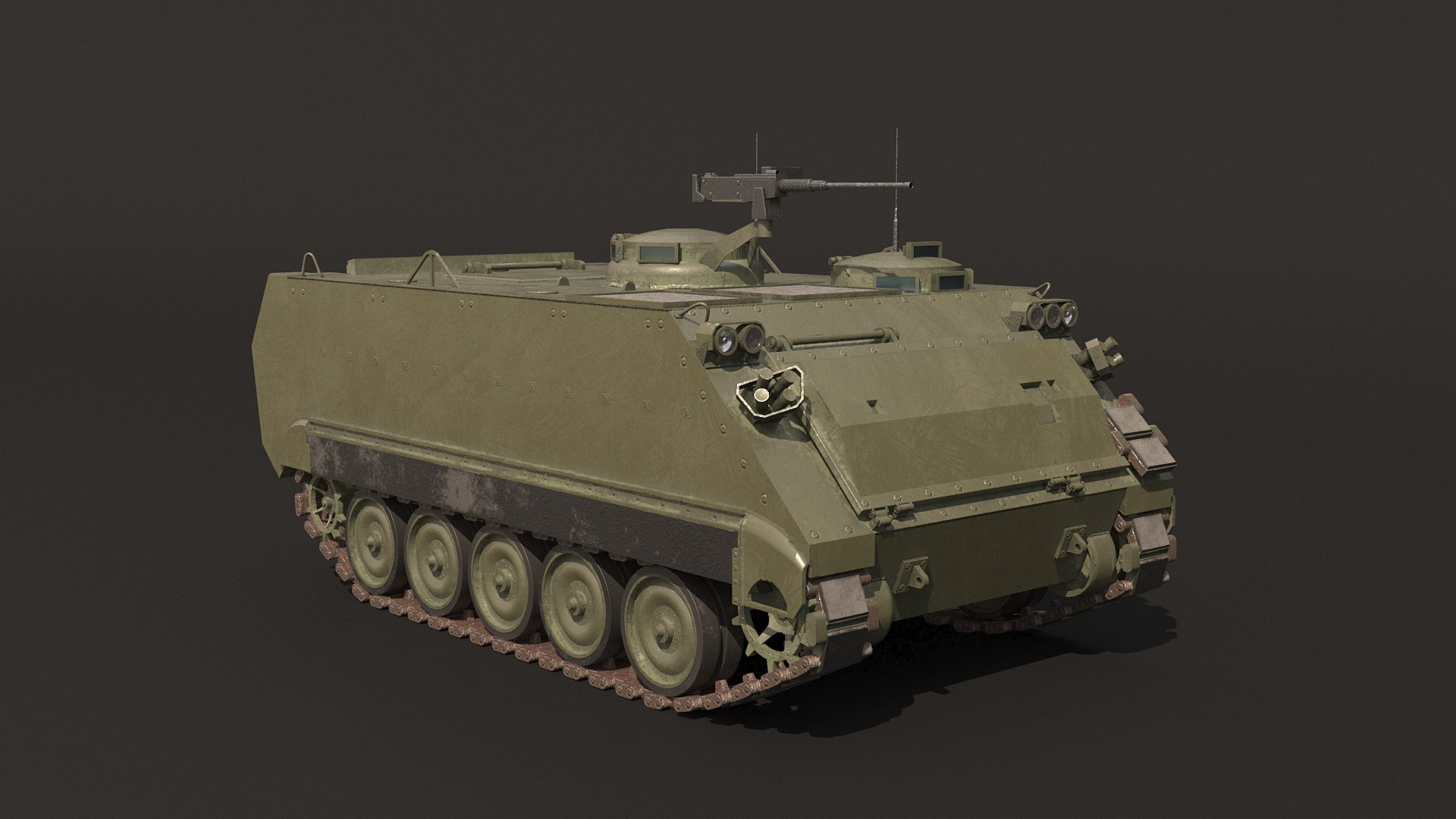 M113A3 Armored Personnel Carrier 3D Model - TurboSquid 2012891